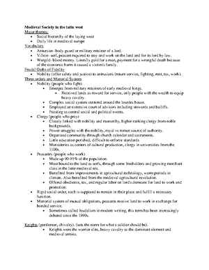 Western Civ Notes - 8/ BCE=before common era CE=common era The greater ...