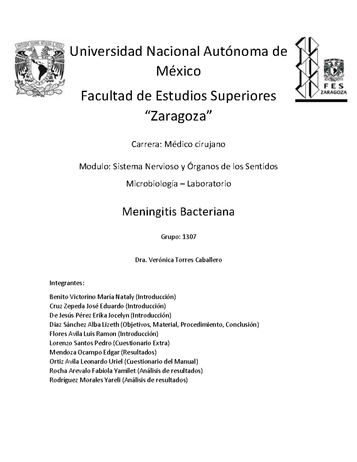 Meningitis Bacteriana - Warning: TT: undefined function: 32 Warning: TT: undefined function: 32 ...