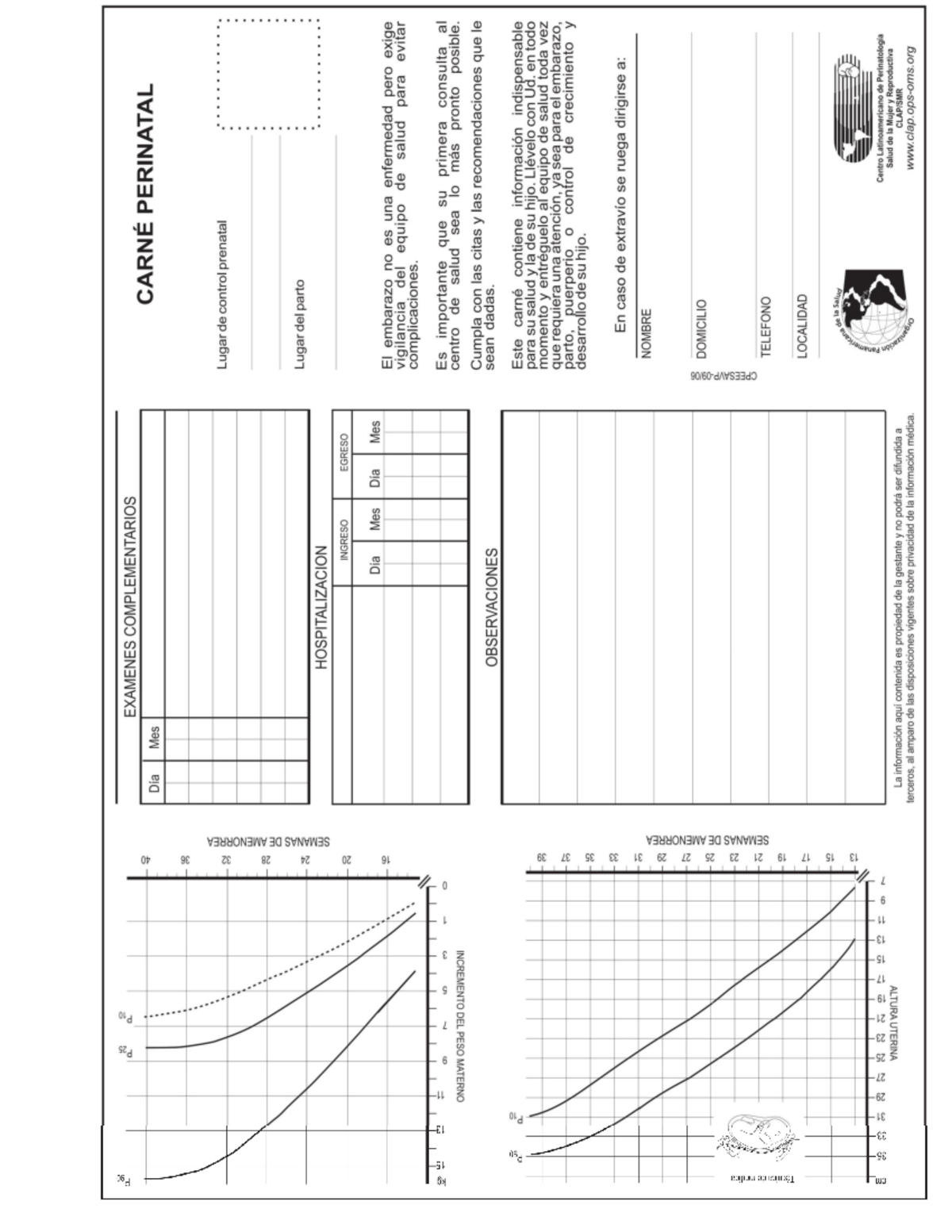 Carnet Perinatal - copia - Fundamentos de enfermería - Studocu