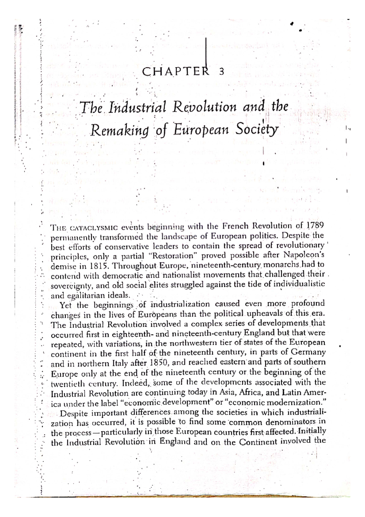 Breuning Industrial revolution - CHAPTER 3 The Industrial Revolution ...