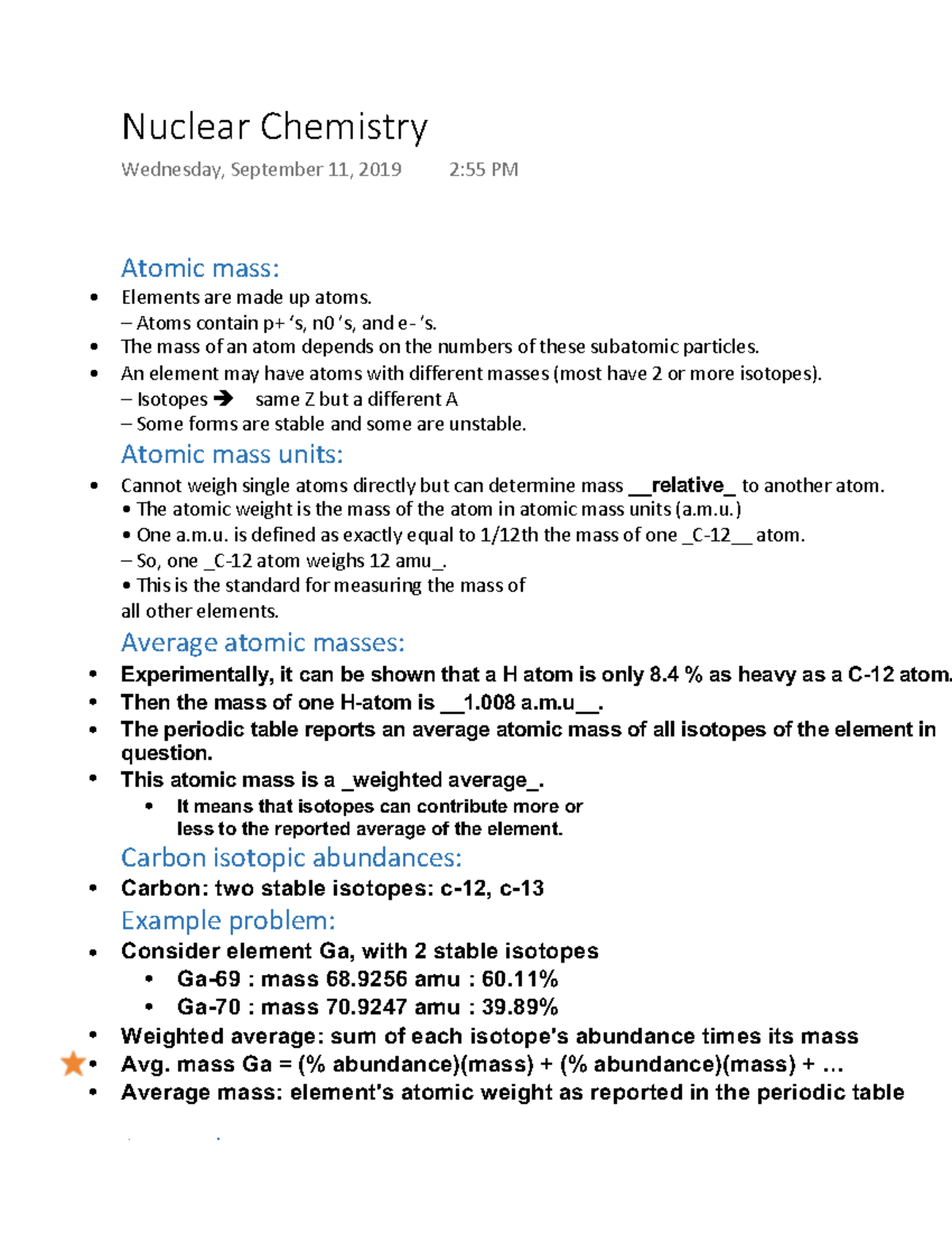 Nuclear Chemistry - Chapter 8; Gregory Oswald - Warning: TT: undefined ...