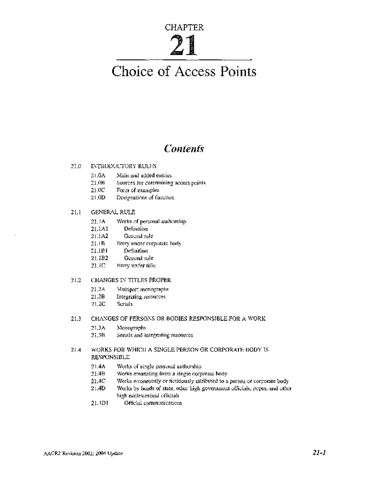 AACR Chapter 21 - NAMES - Information Technology Application In ...