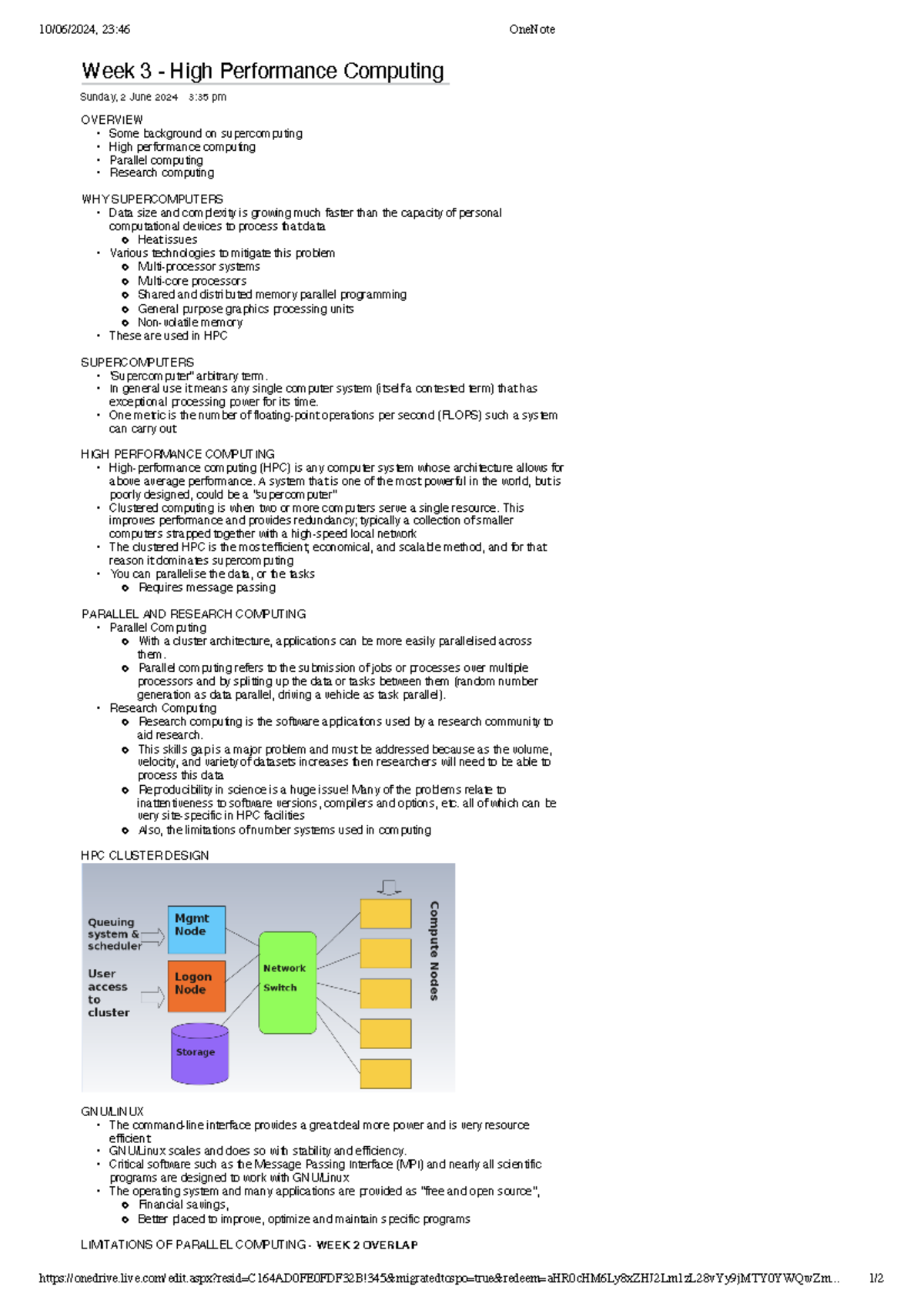 4 - Lecture notes in detail - Week 3 - High Performance Computing ...