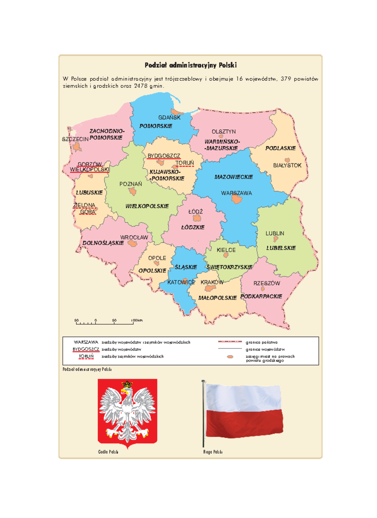 Podzial administracyjny Polski - POŁOŻENIE I ŚRODOWISKO POLSKI Położenie, obzar, granice i - Studocu