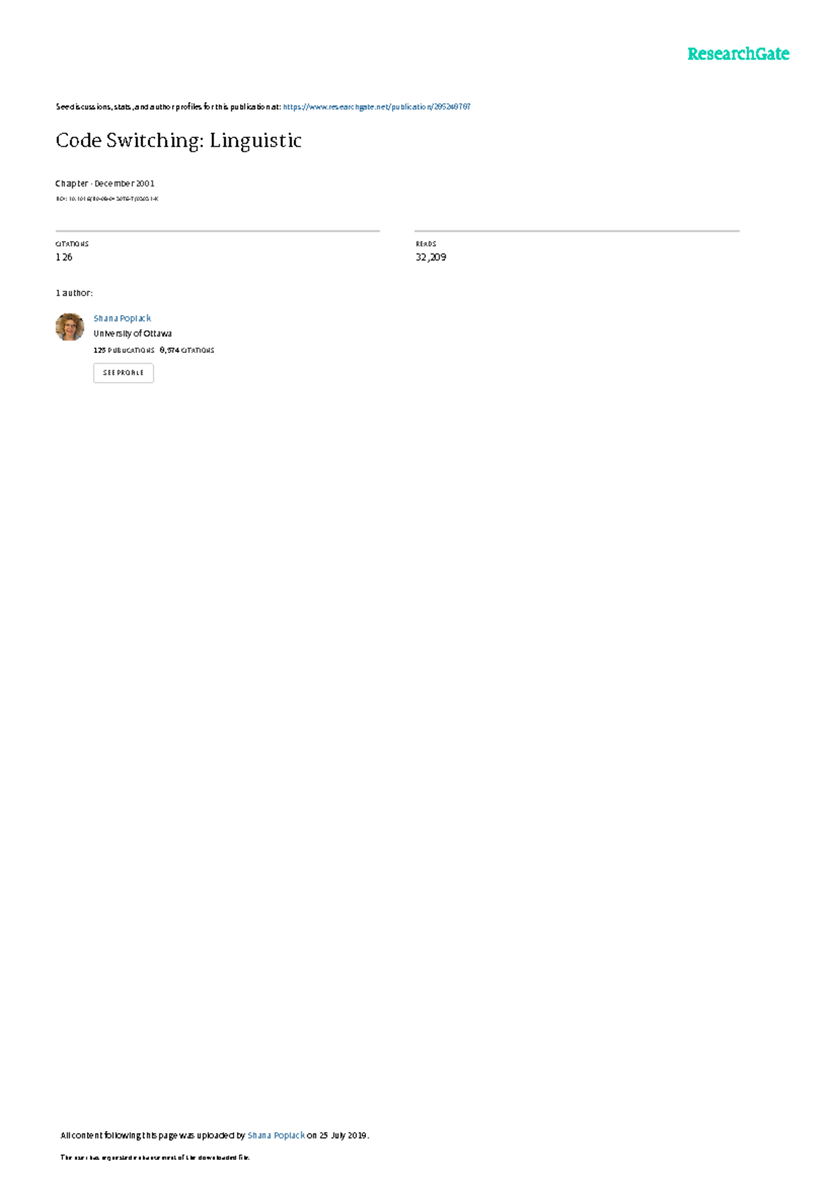 Chapter 6 2 Code Switching - See discussions, stats, and author ...