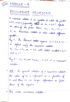 Maths studocu 2 - Lecture notes - Discrete mathematical structure - Studocu