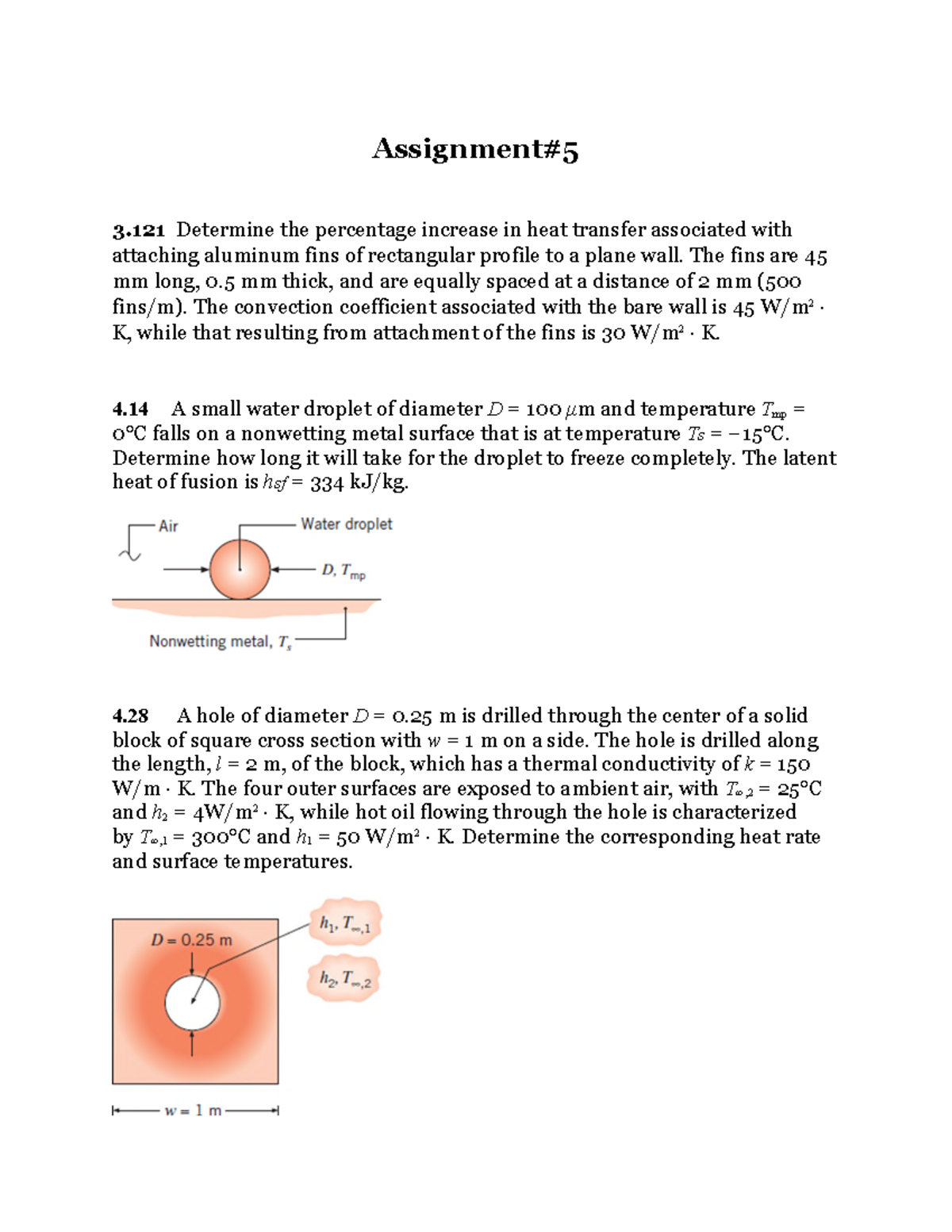 Assignment#5-1-2 - Assignment#5 questions - Assignment# 3 Determine the percentage increase in ...