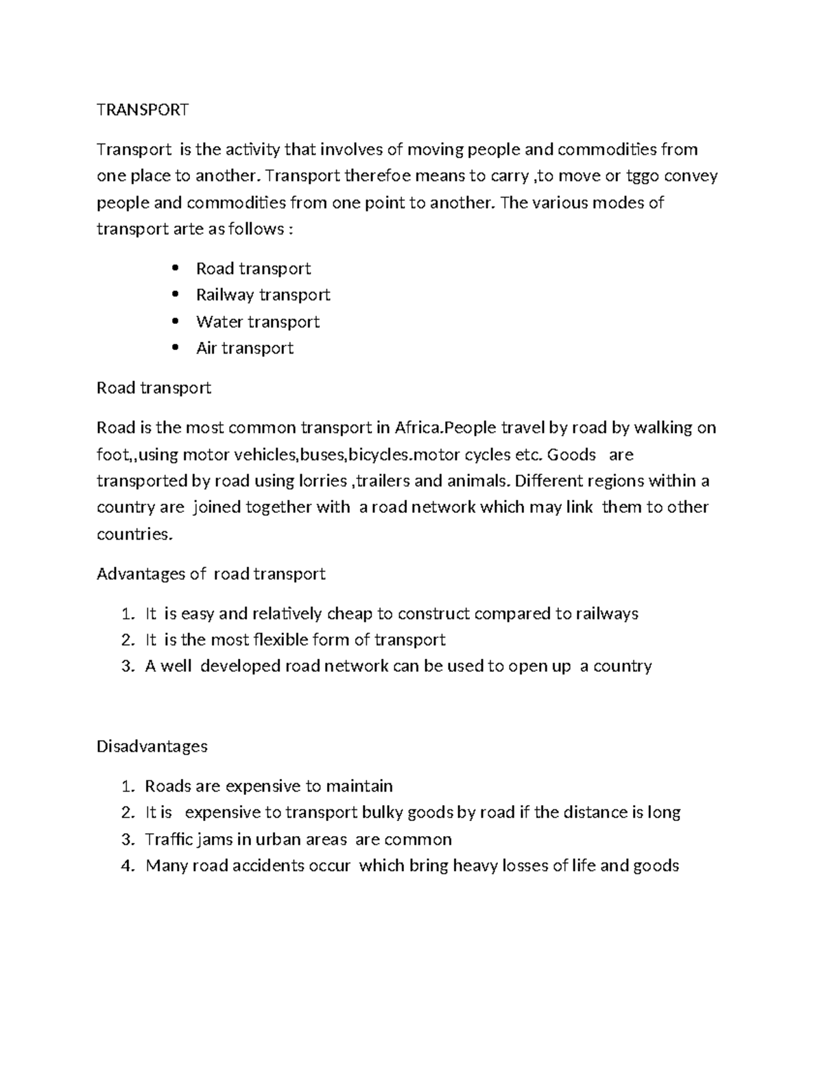 Transport-1-2 - Diploma civil engineering notes module 2 - TRANSPORT ...