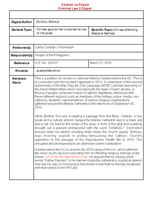 Elements OF THE Crimes-RPC Book 2 - TITLE ONE: CRIMES AGAINST NATIONAL ...
