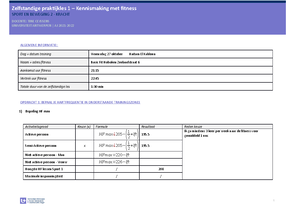 Inleiding tot de trainingsleer - INLEIDING TOT TRAININGSLEER Inleiding ...