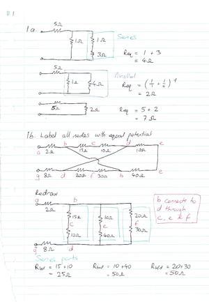 Practice Questions Worked Solutions for Tutorial 1 - ELEC1310 - Studocu