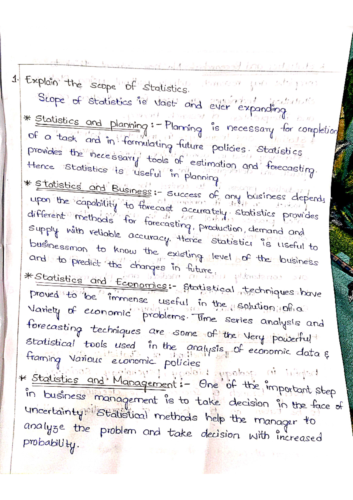 Maths - math notes - data science - Studocu