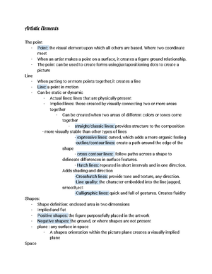 Module 2 The principal of design video notes - Studocu