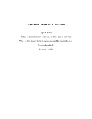 Topic 2 Annotated Reference Guide Worksheet Univ 104 GCU - Name: Logan ...