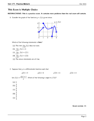University of Calgary Math 211 Final Exam Solutions - Studocu