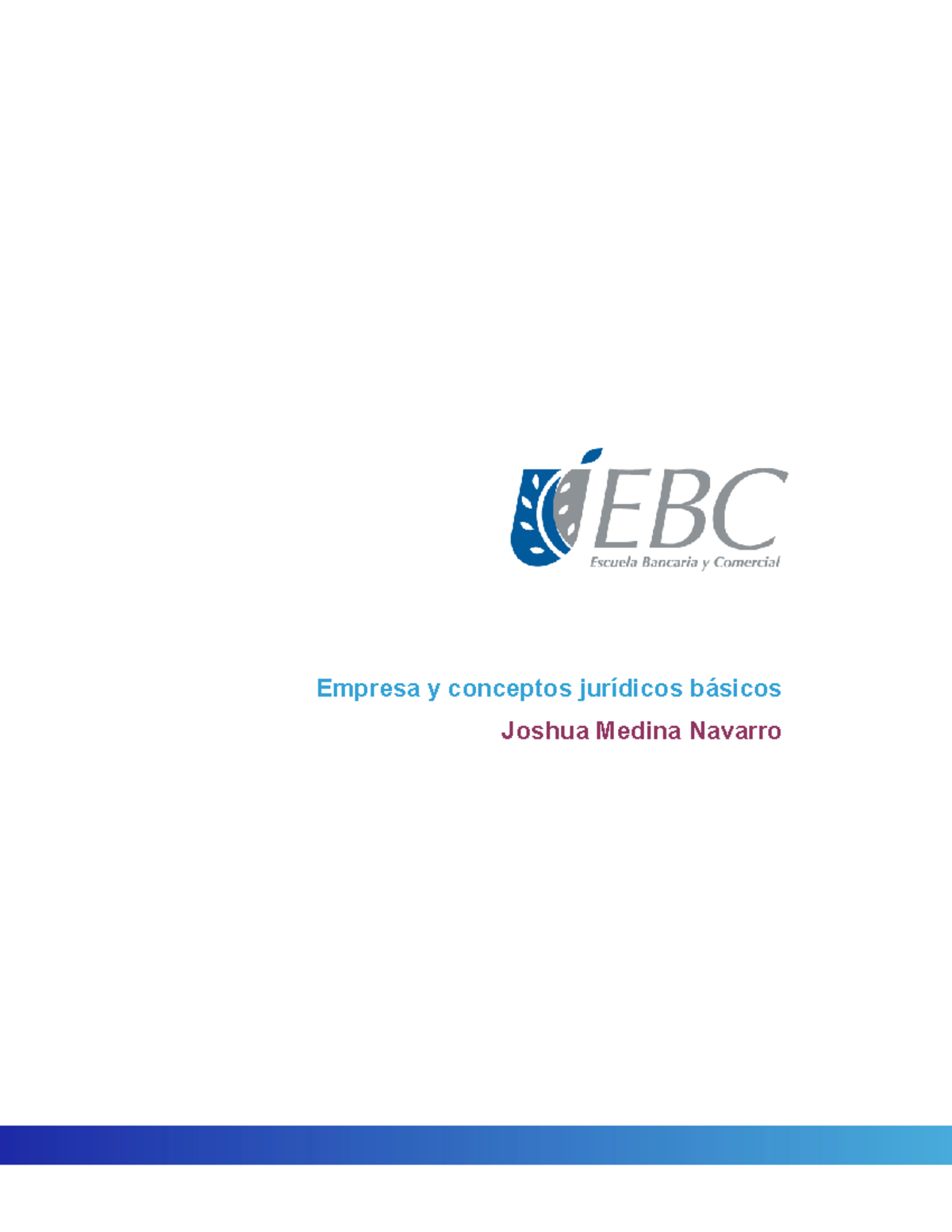 Actividad 01 Derecho - KMKMK - Empresa y conceptos jurídicos básicos ...