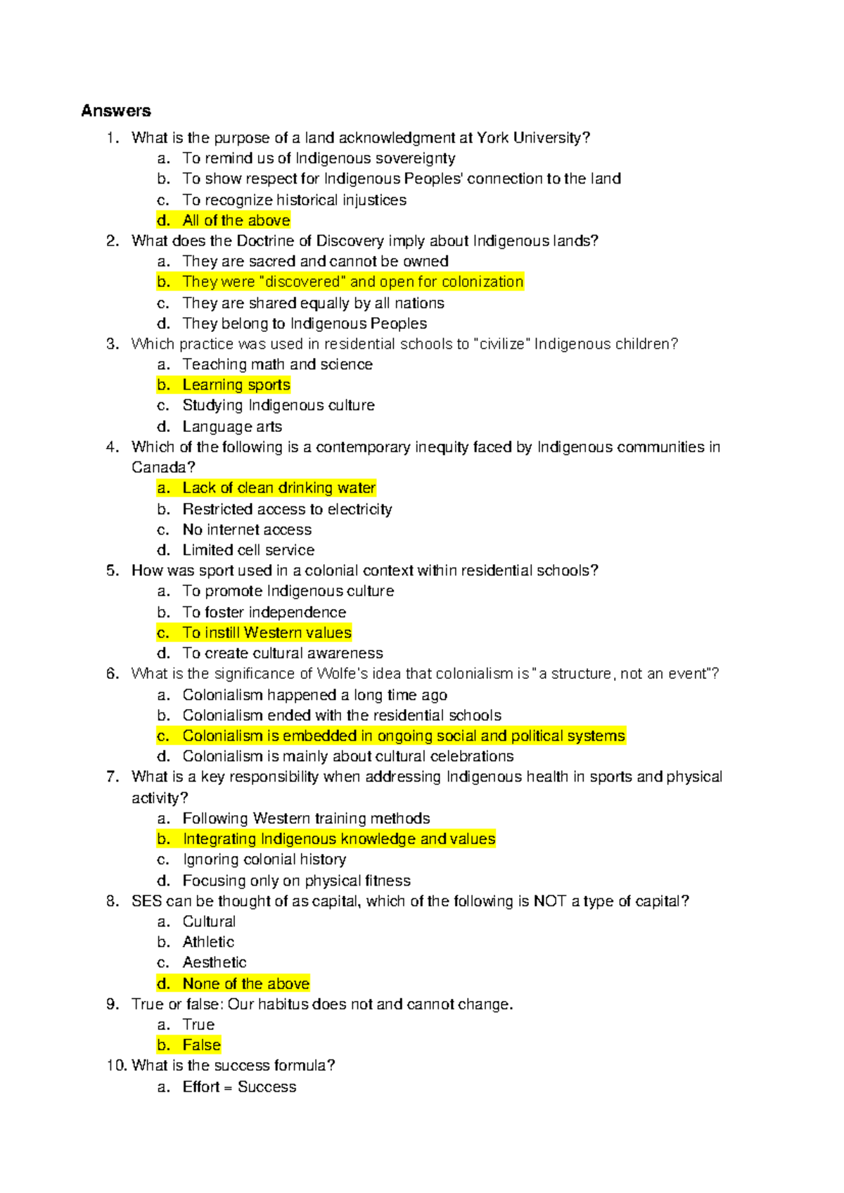 Kine 1000 Test 2 Multiple Choice Answers - Answers What is the purpose ...