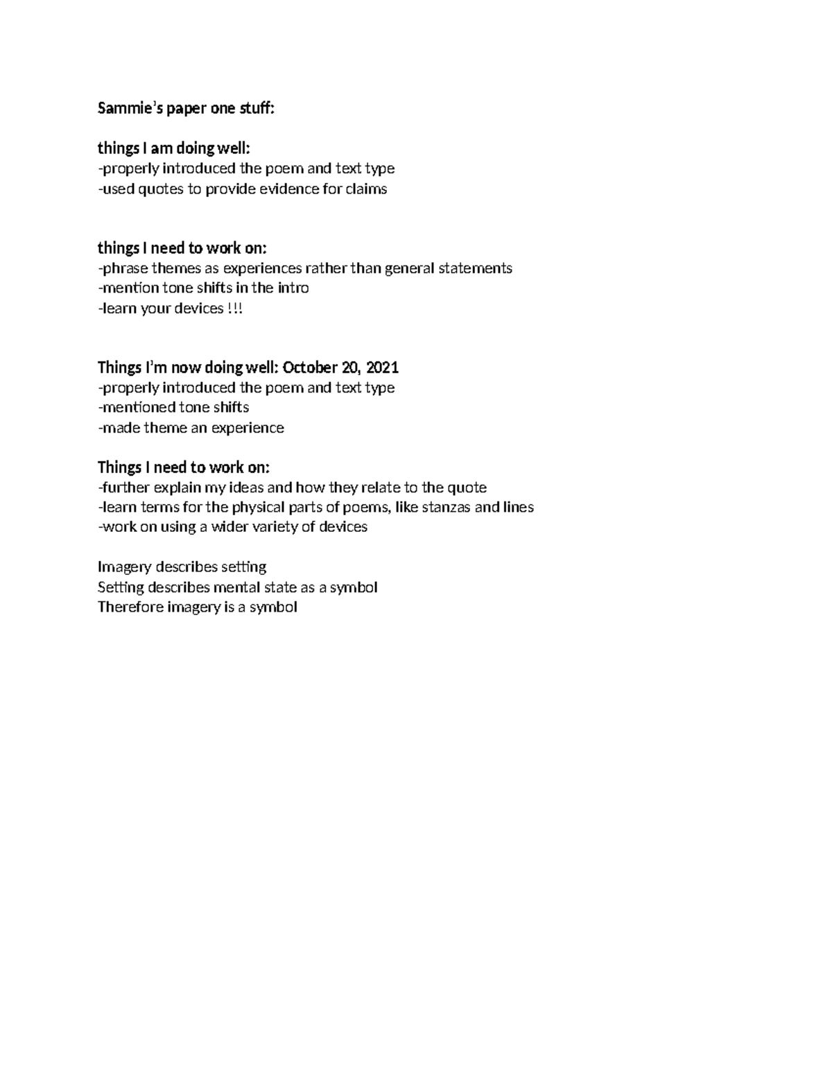 How to write a paper one - Sammie’s paper one stuff: things I am doing ...