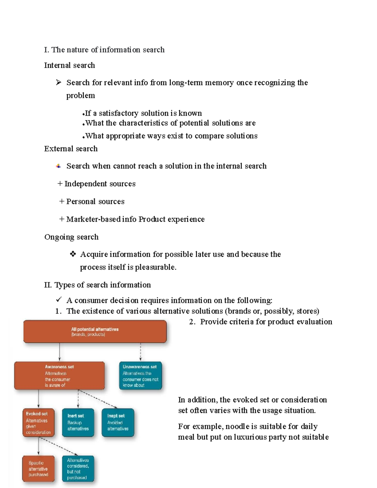 Information-search - Information search - I. The nature of information ...
