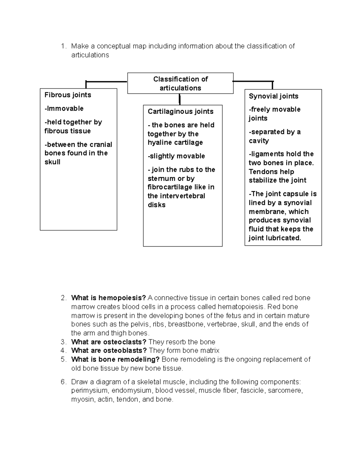 Activity 4 Human body care - Make a conceptual map including ...