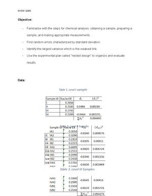 Lab 1 pennies - Objectives: Learn and practice using statistical ...