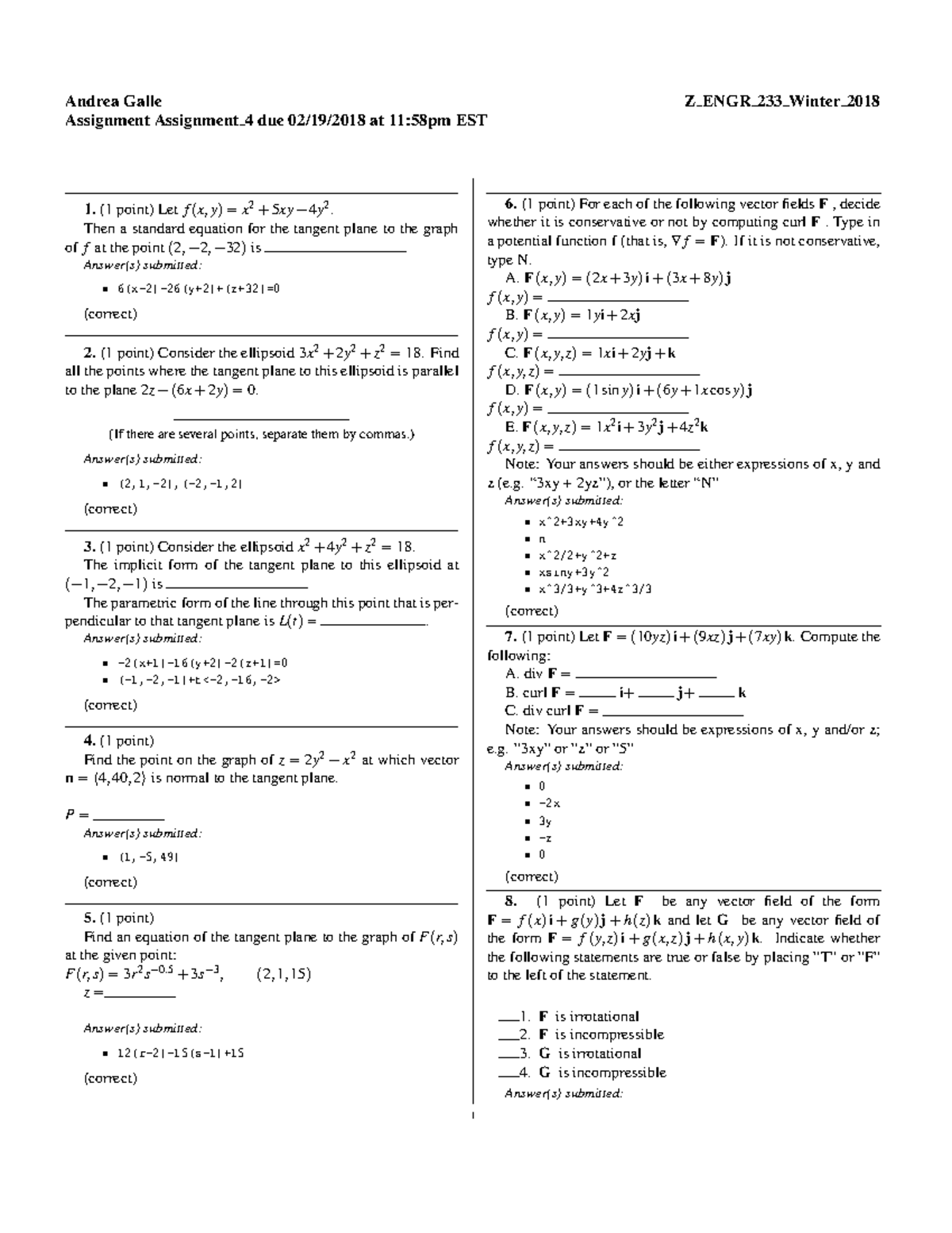 Z ENGR 233 Winter 2018 webwork #4 - Andrea Galle ZENGR 233 Winter 2018 Assignment Assignment4 ...