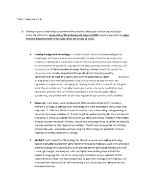 D004 Task 1 IEP - Task 1 iep. No revisioned needed on this - Abigail O ...