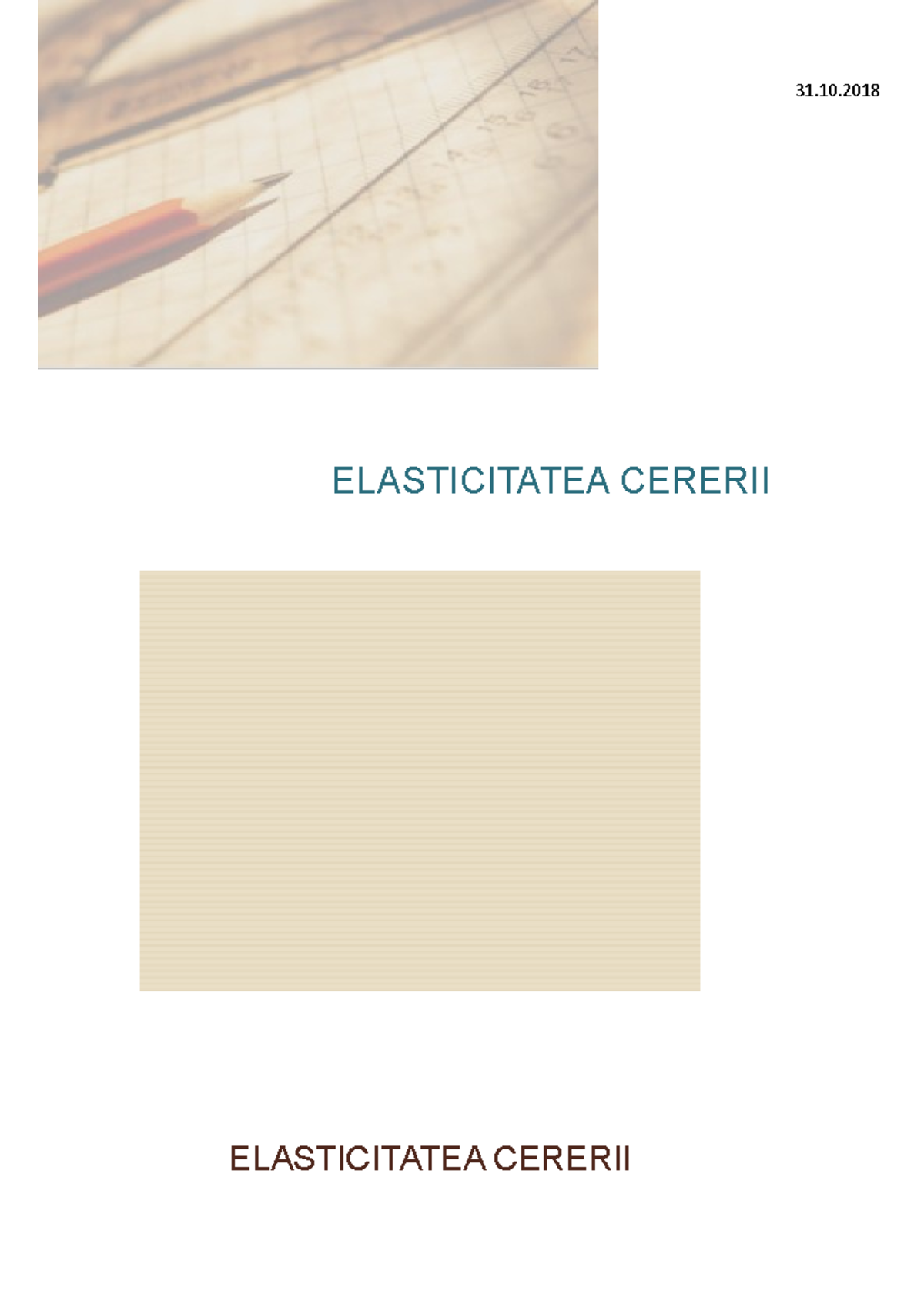 Microeconomie C3 - ELASTICITATEA CERERII Microeconomie – Curs 3 ...