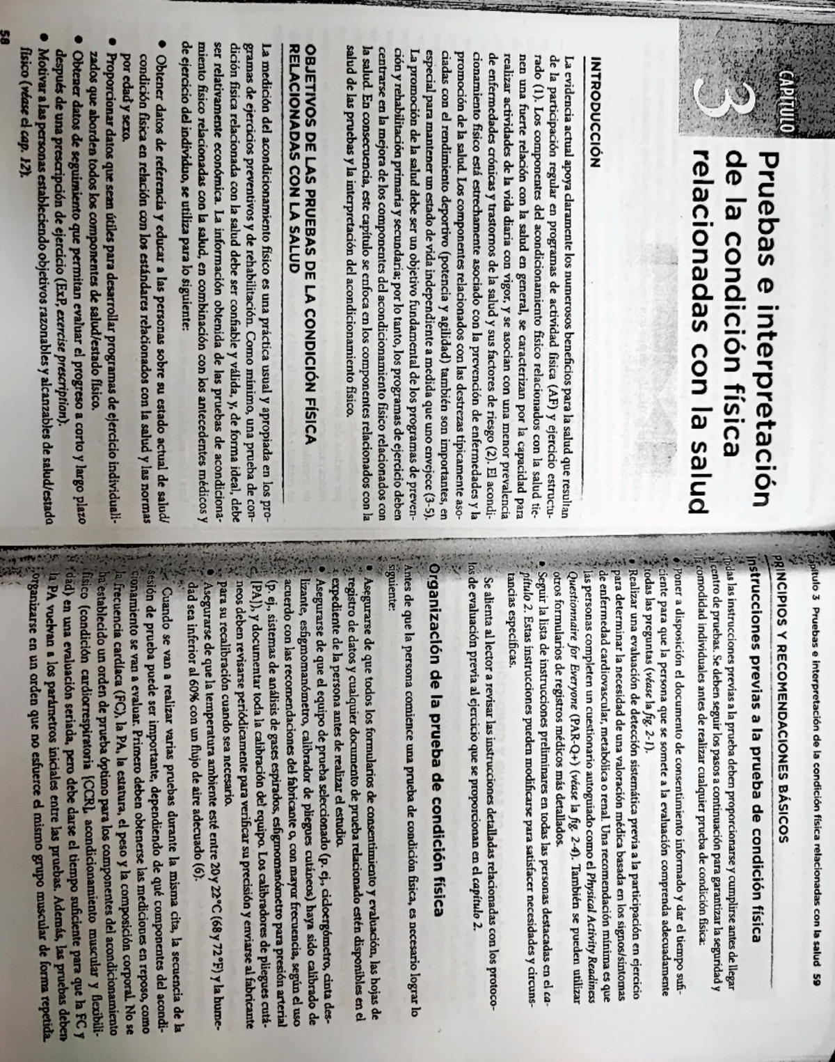 Apunte Pruebas e interprertación condición fisica. Capitulo 3. Manual ...