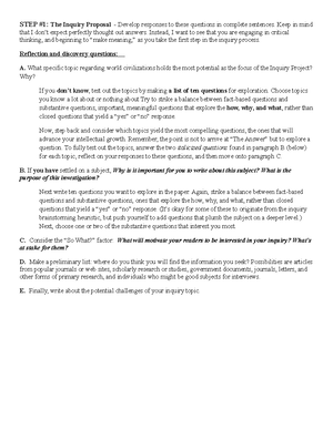 Proposal Example - Summary Ancient World - History Paper Proposal ...