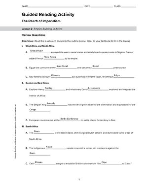 9.4 WS - world history guided reading worksheet mcgraw hill - NAME DATE ...