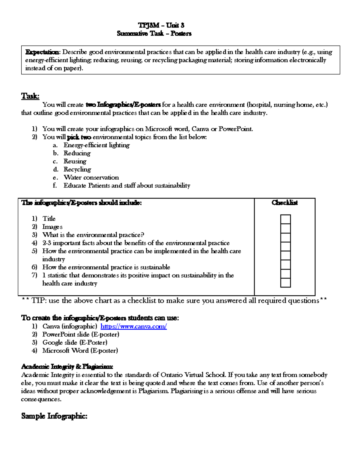 U3- Summative Task - task - 202020 - Studocu