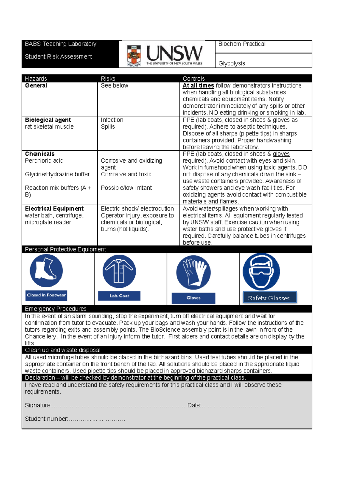(Student) Practical 02 Glycolysis - BABS Teaching Laboratory Biochem ...