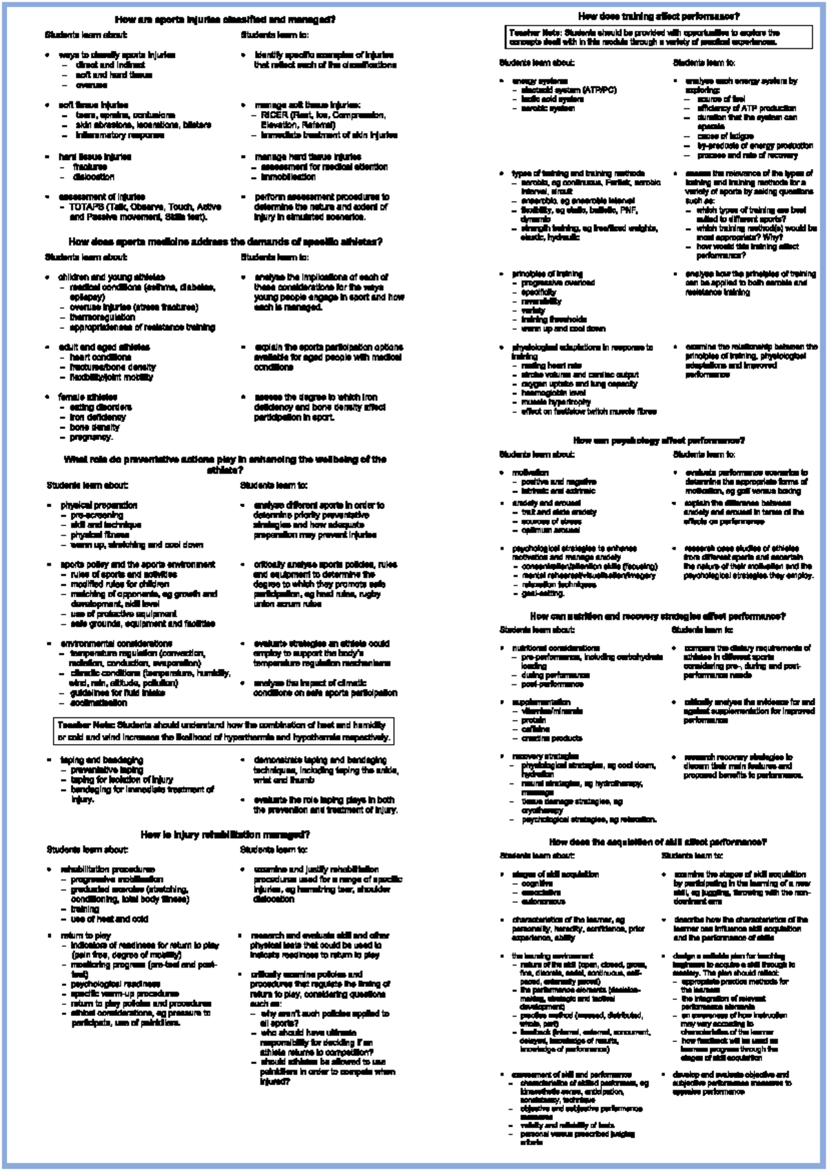 Pdhpe Syllabus - this is vital if you want a good mark, read over ...
