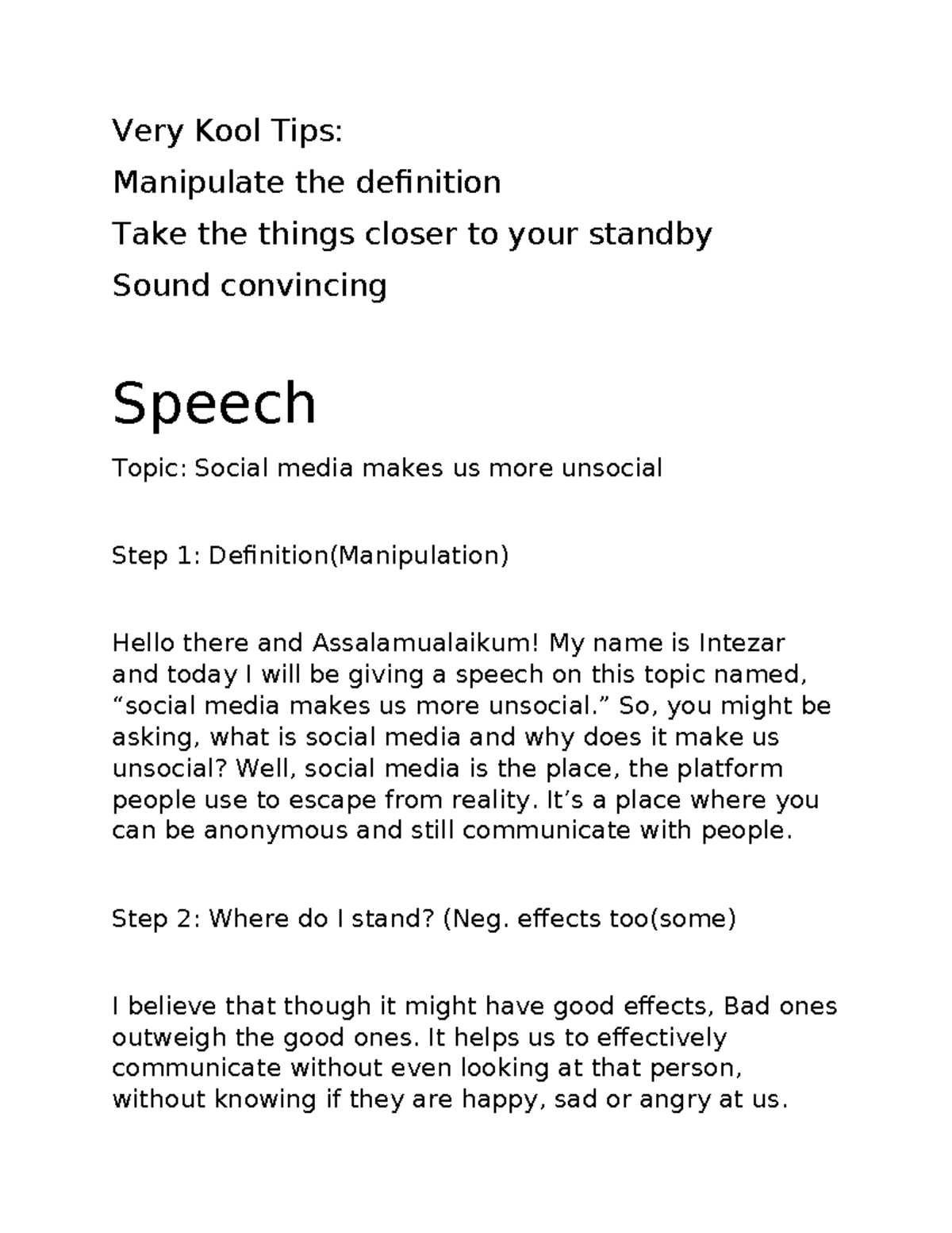 Very Kool Tips - This is easy debate tips. - Very Kool Tips: Manipulate ...