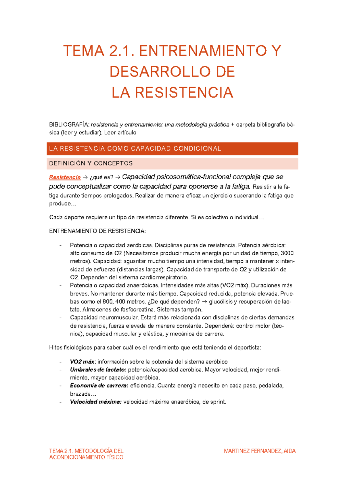 TEMA 2.1 (MET) - Apuntes - TEMA 2. METODOLOGÍA DEL MARTINEZ FERNANDEZ ...