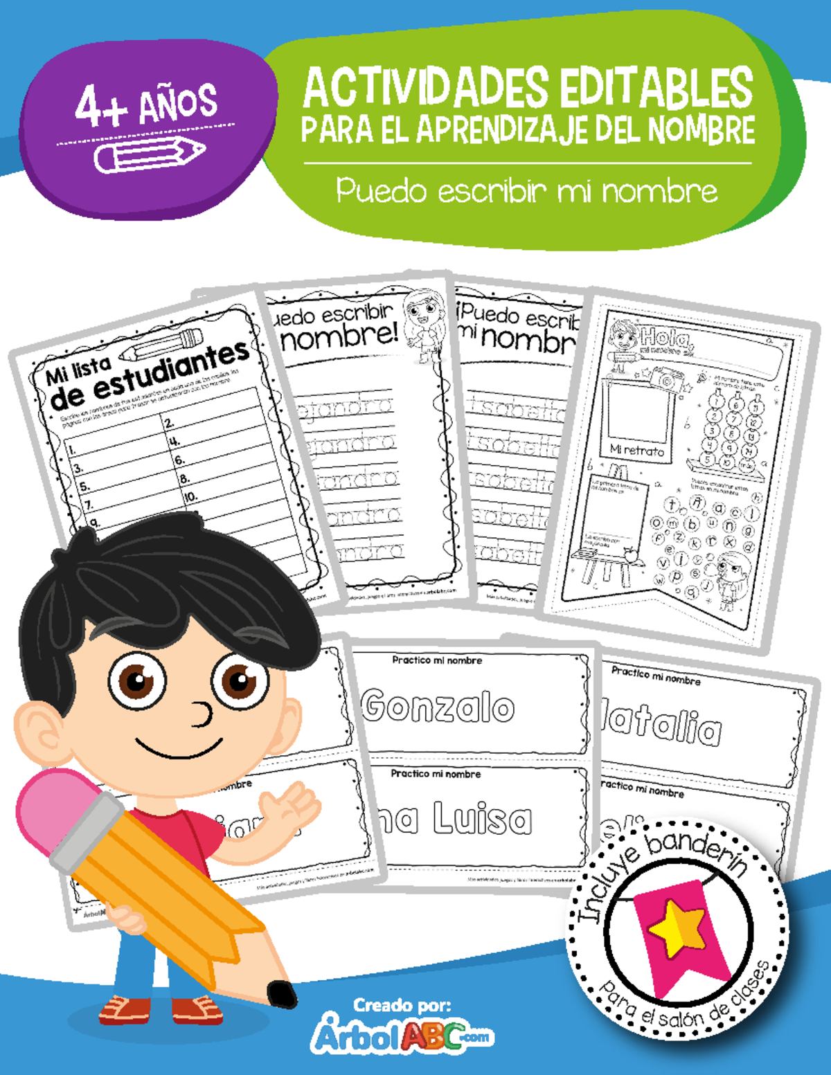 Cuaderno mi nombre - – Fase 2 - Exploración - Actividades editables ...