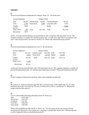 Ans Tutorial 2 Time Value of Money (Financial calculator) rev 1 - 0 ...