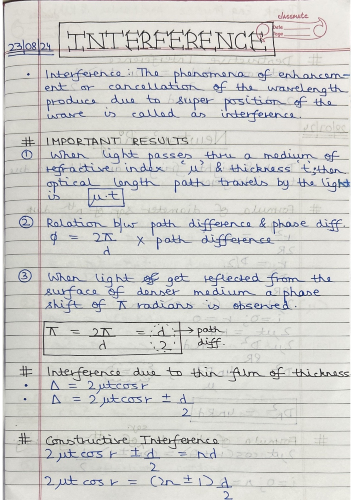 EP notes - Engineering Physics Crash Course - classmate Date ...