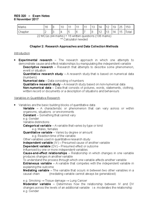 RES 320 test 3 notes - Detailed summaries - RES 320 TEST 3 NOTES ...