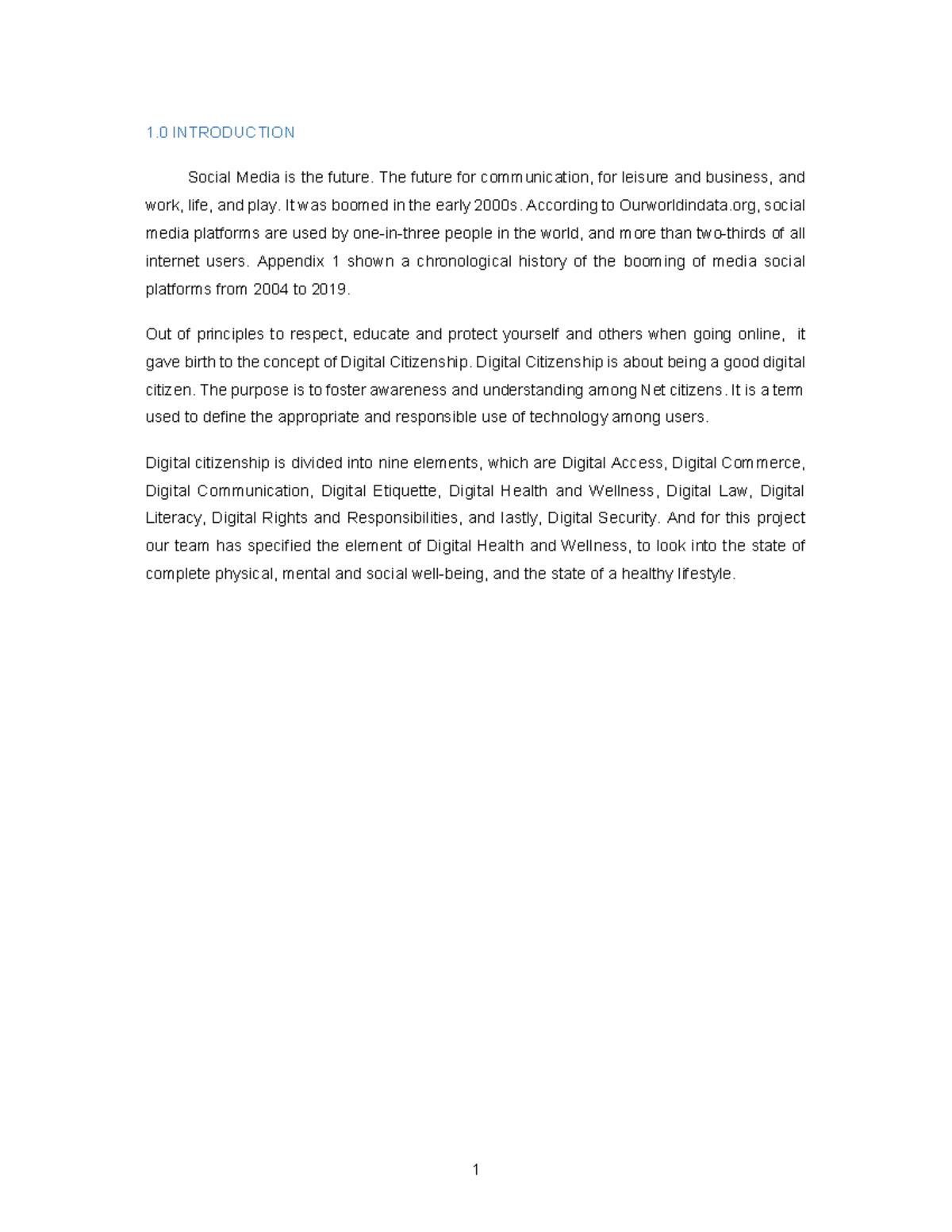 IMC407 Group Assignment social media ethics Digital Health & Wellness ...