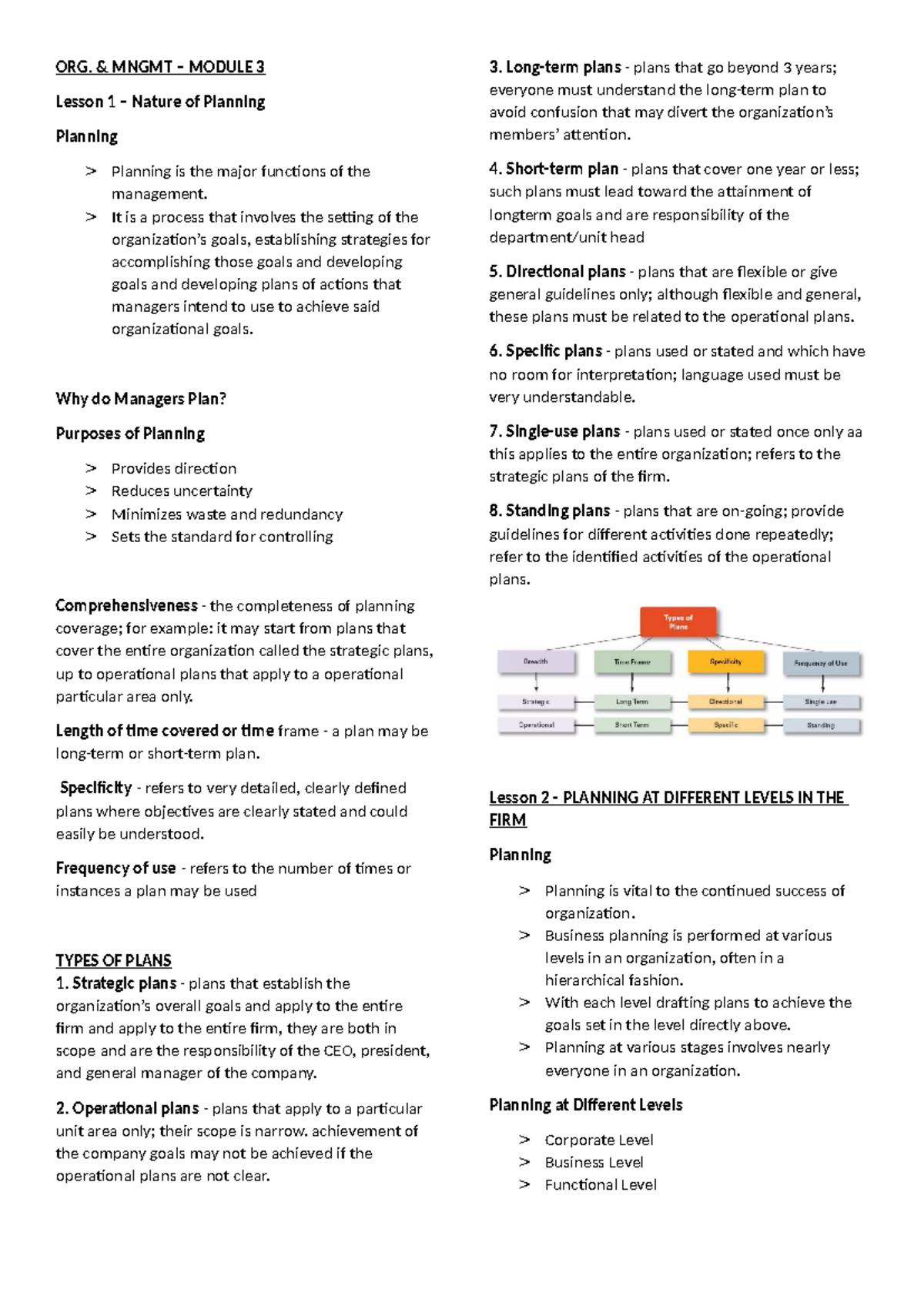 Notes-Org-Mod3 - Compiled notes for Organization Management Module 3 ...