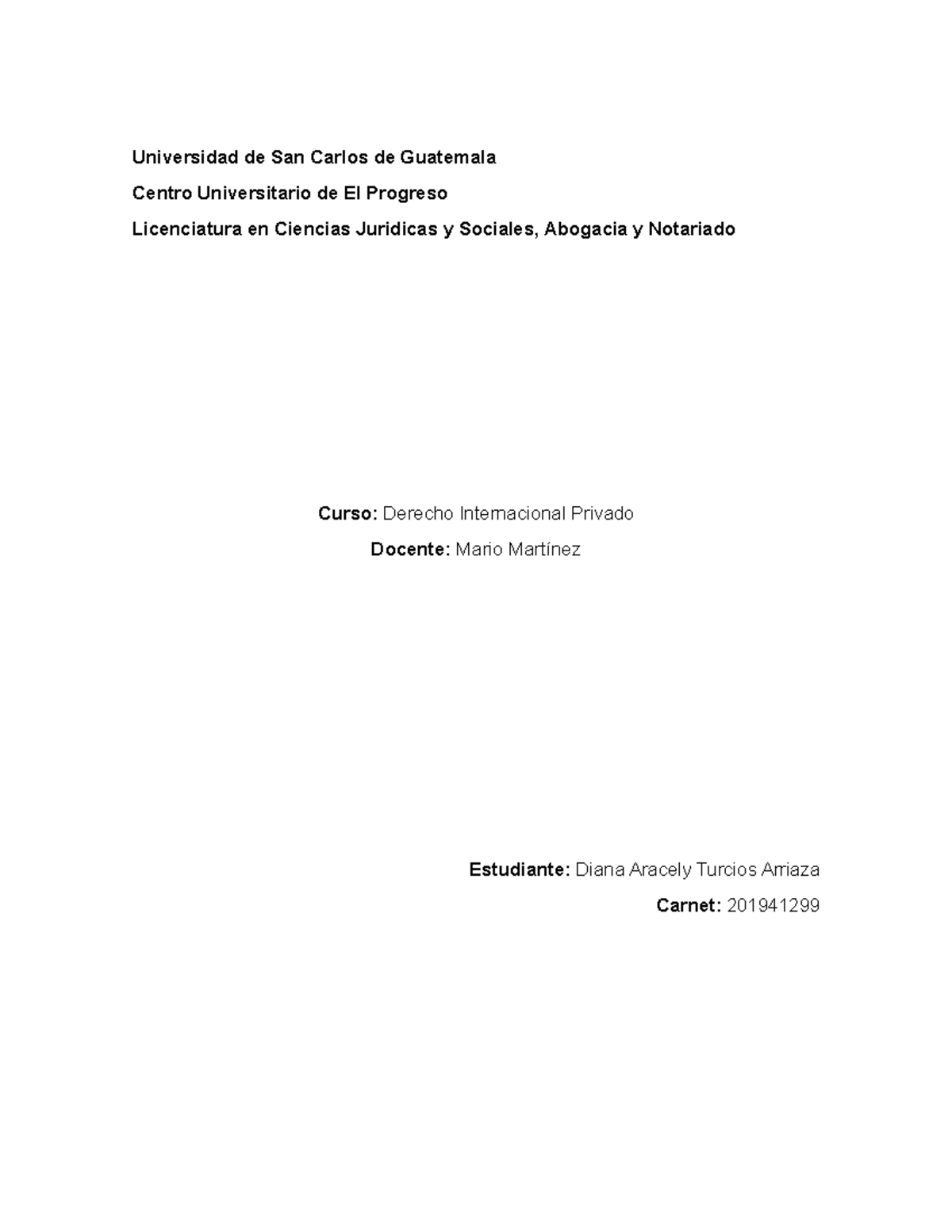CASO Nottebohm - Análisis de caso - Universidad de San Carlos de ...