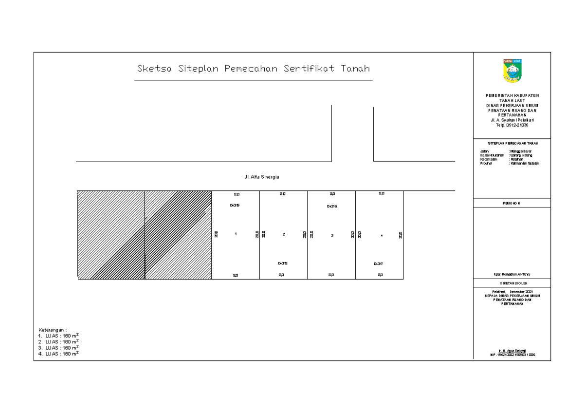 SITE PLAN Pemecahan Tanah - teknik sipil - UNISKA - Studocu