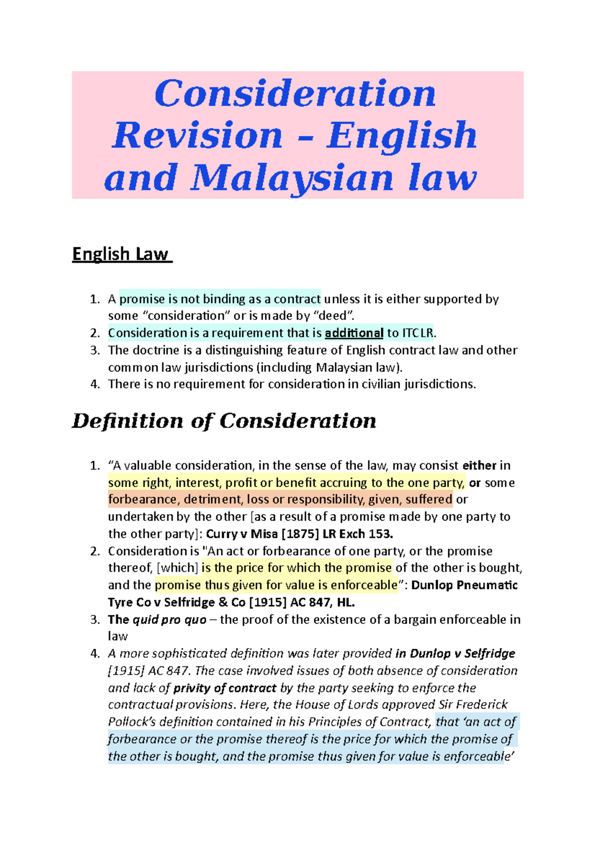 Consideration Revision - Consideration Revision – English and Malaysian ...