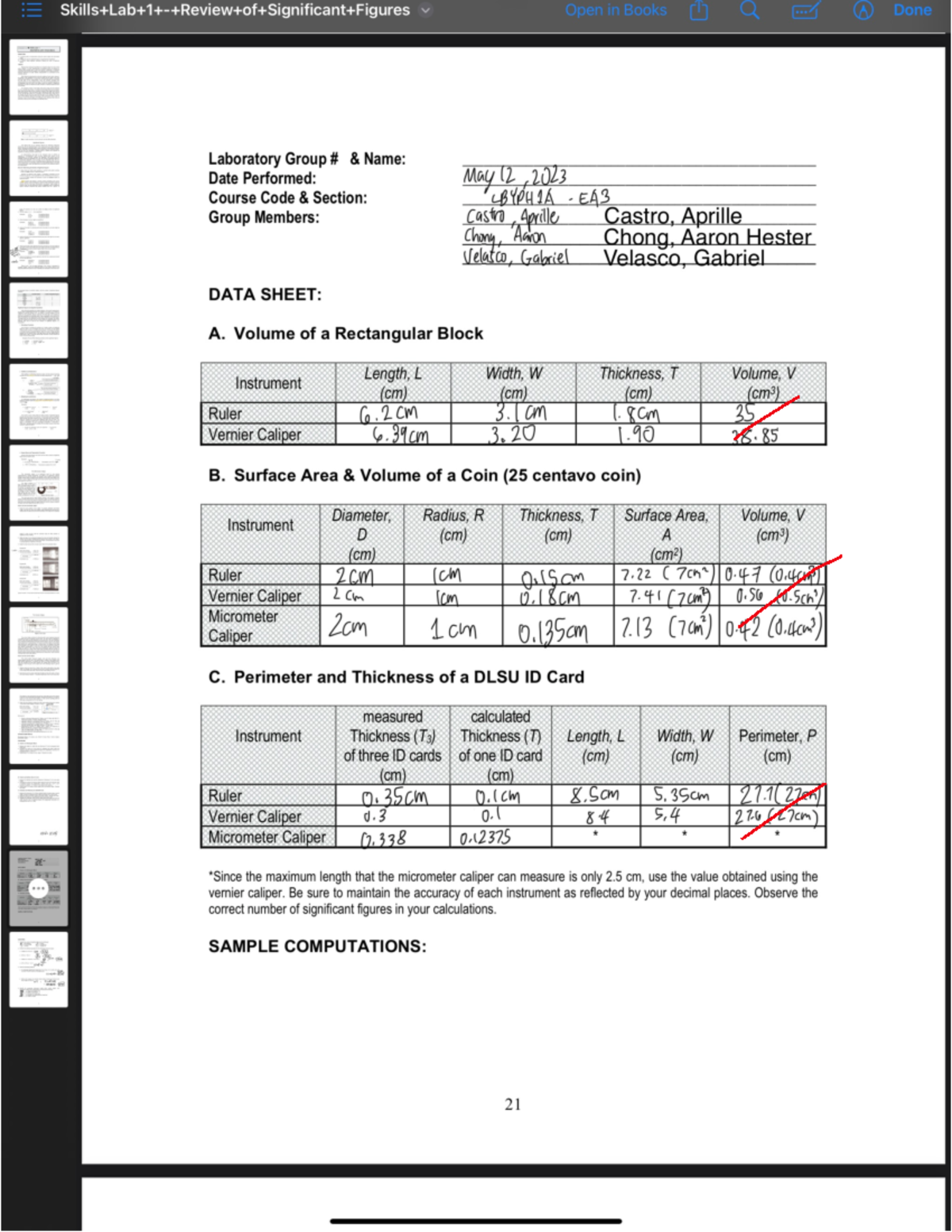 Annotated-Lab1Activity - General Physics Laboratory 1 - Studocu