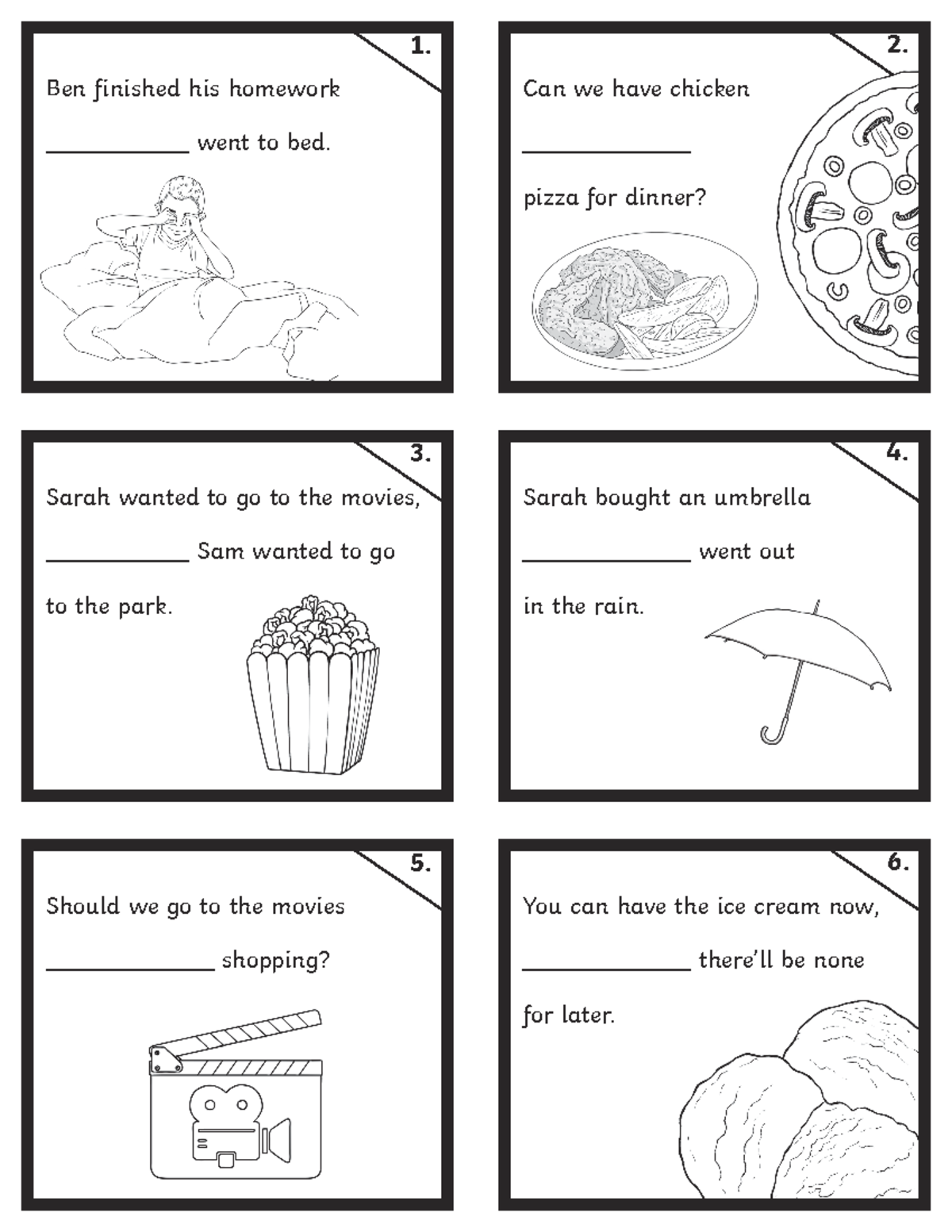 Conjunctions-activity - ####### twinkl ####### twinkl ####### twinkl ...