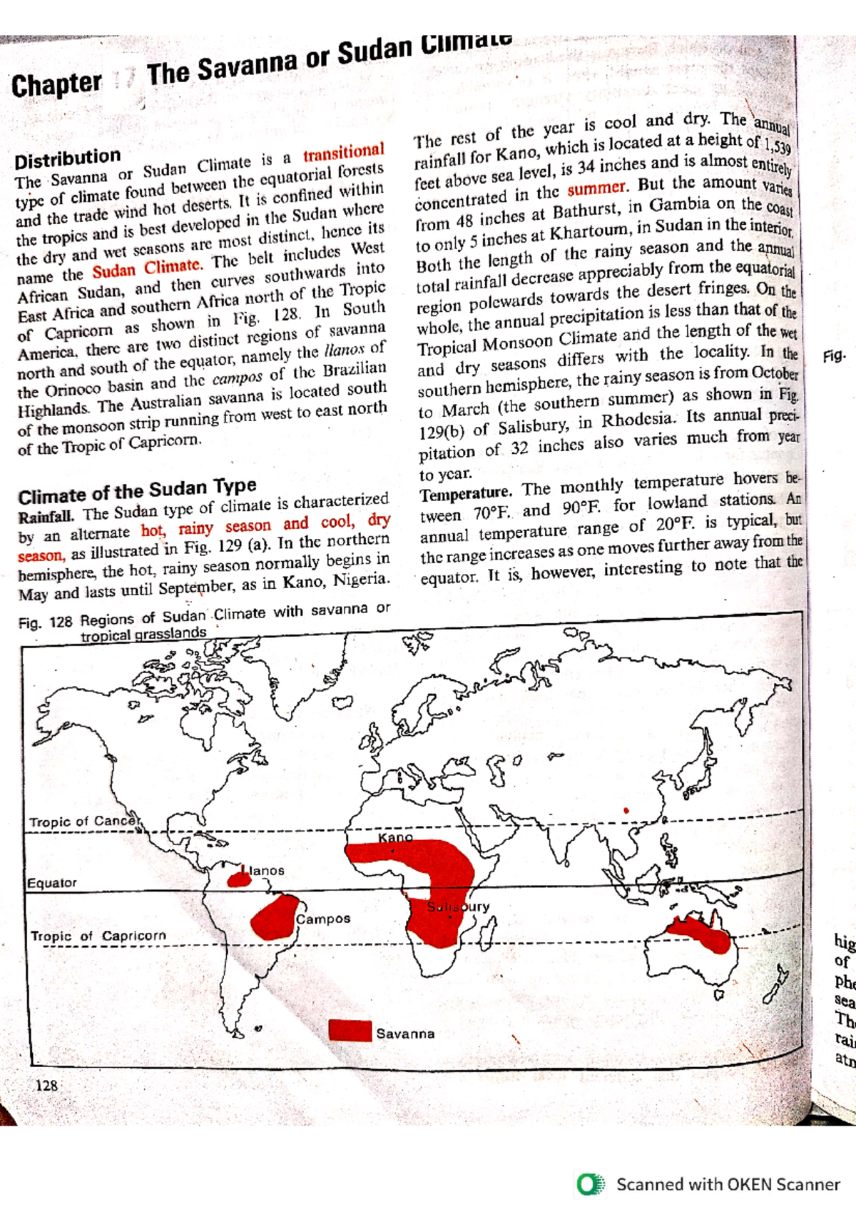 the suvanna or Sudan climate - Geography - Studocu