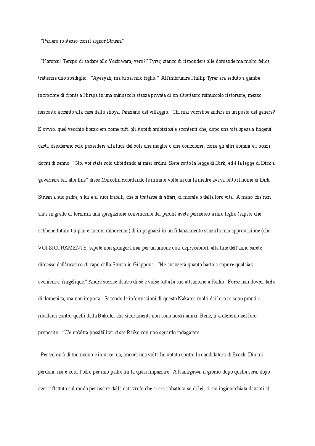 Trishatzog d6u d6jucdtyj - “Parlerò io stesso con il signor Struan ...