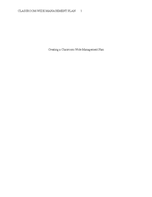 Sd IRIS Module #1- Classroom Behavior Managem… - Briefly describe three ...